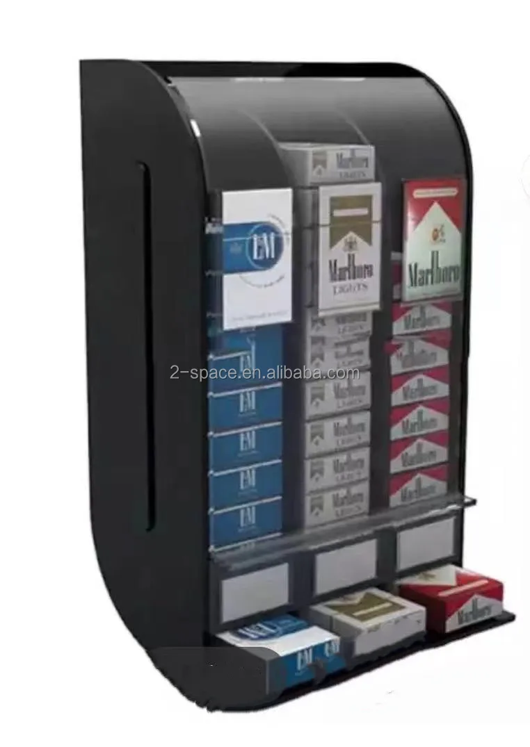 Acrylic Cigarette Dispenser Convenience Store Tobacco Showcase ...