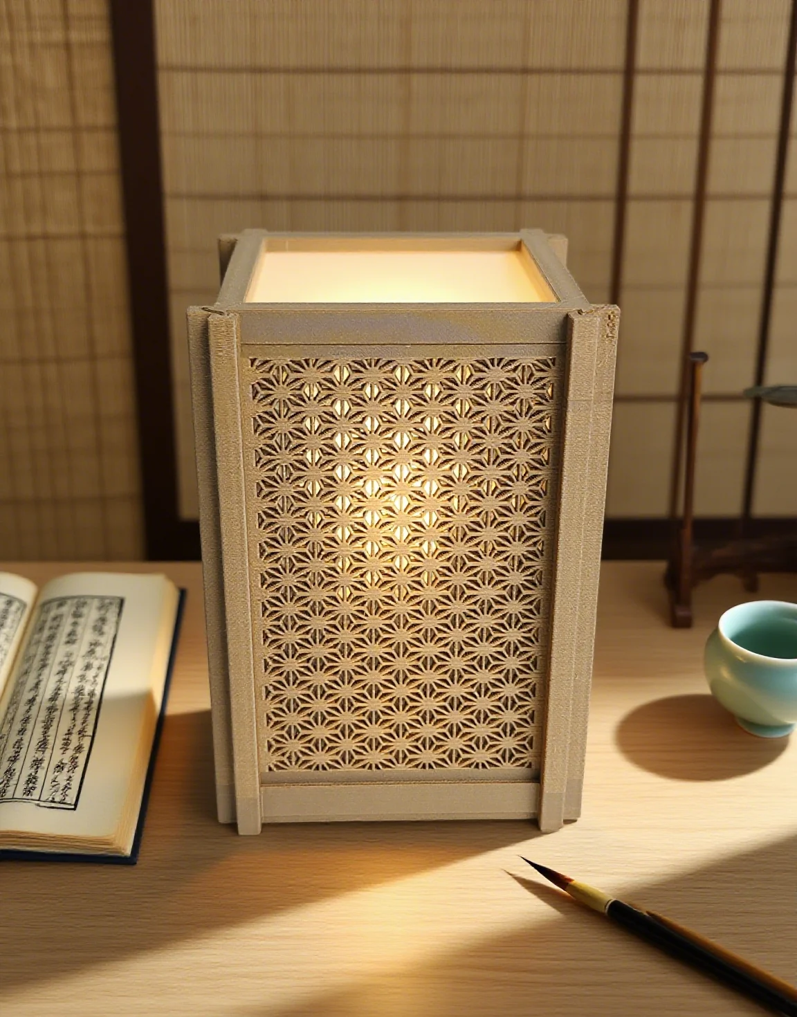 Japanese Shoji Light 3D Printed Personalized Customization OEM/ODM Desk ...