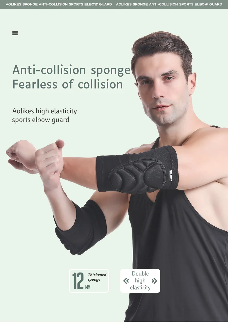 Aolikes Compression Sleeves Men Women Arm Sleeve Pad Professional