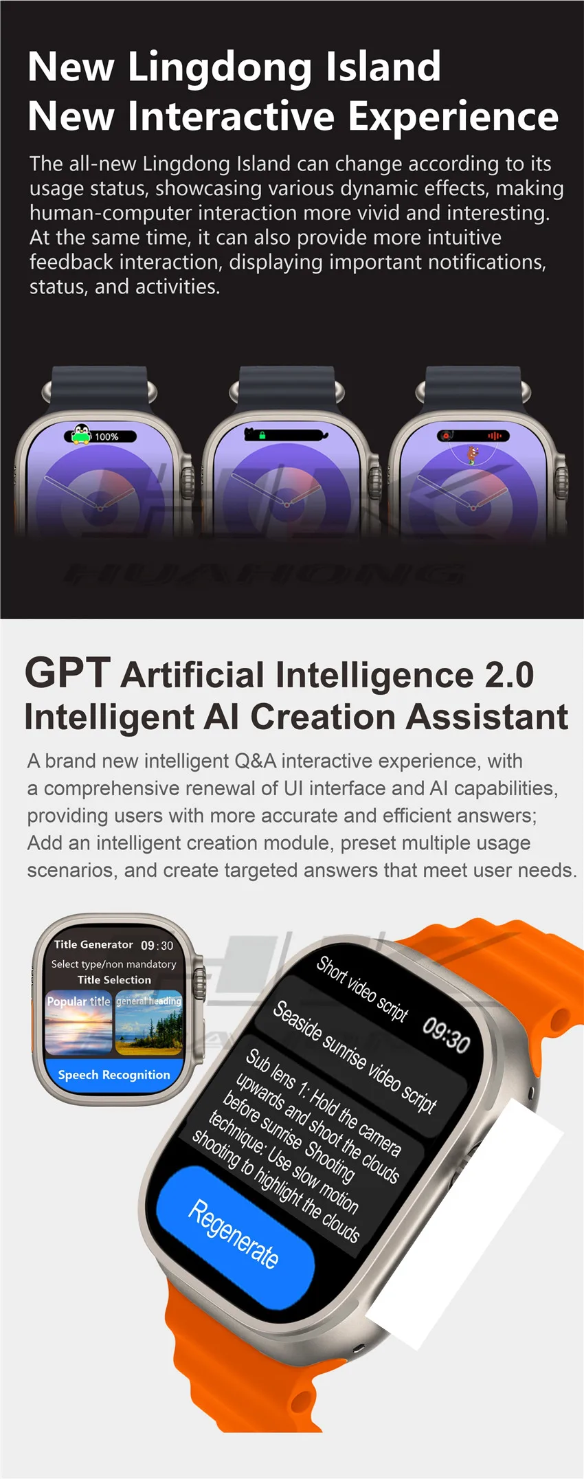 V9 Ultra 2 Smart Watch 2023 Series 9 Digital Watches Ultra 2 Reloj ...