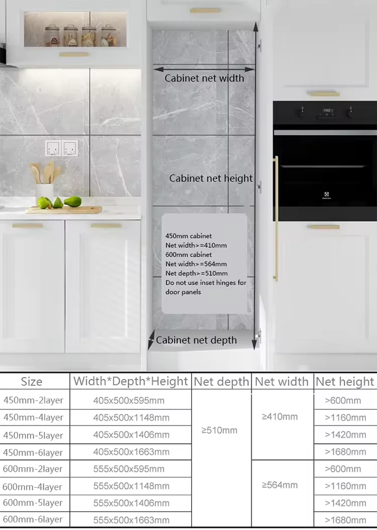 CCH Hardware Pantry Organizer - Stainless Steel Drawer Baskets
