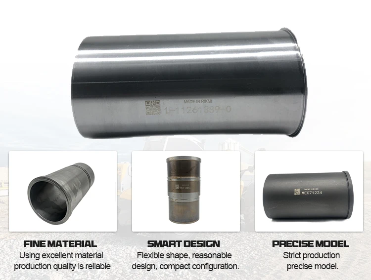 Excavator Forklift Forklift Harvester Diesel Engine Cylinder Kit Liner ...