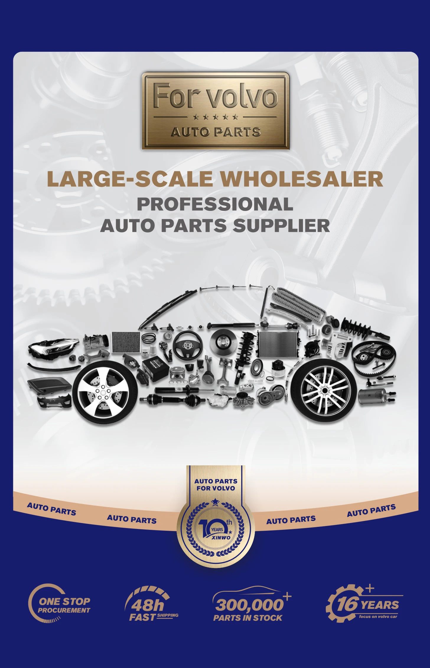 Xinwo 31319215 Hvac Heater Hose for Volvo S60 S80 V60 XC60