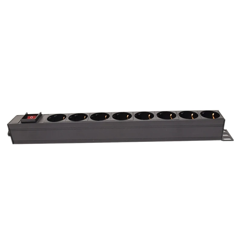 High Quality German Type PDU 1U 19 Inch Hot Sale Power Distribution ...
