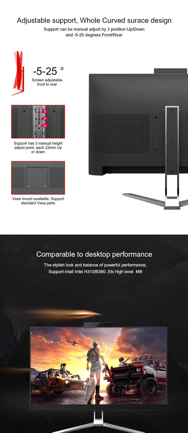 SOHOO Desktop AIO PC - Super Thin, Powerful & Versatile