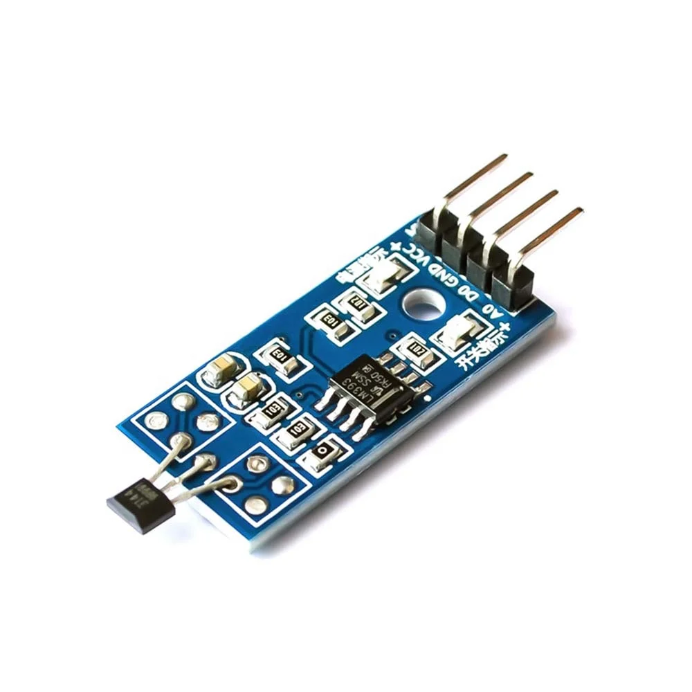 Taidacent LM393 3144 Hall Sensor Module Hall Effect Sensor for Speed ...
