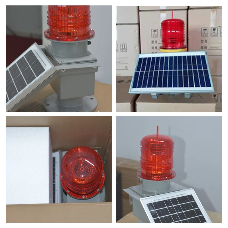 Airport Solar Powered Light Single Solar Led Aviation Obstruction Light ...