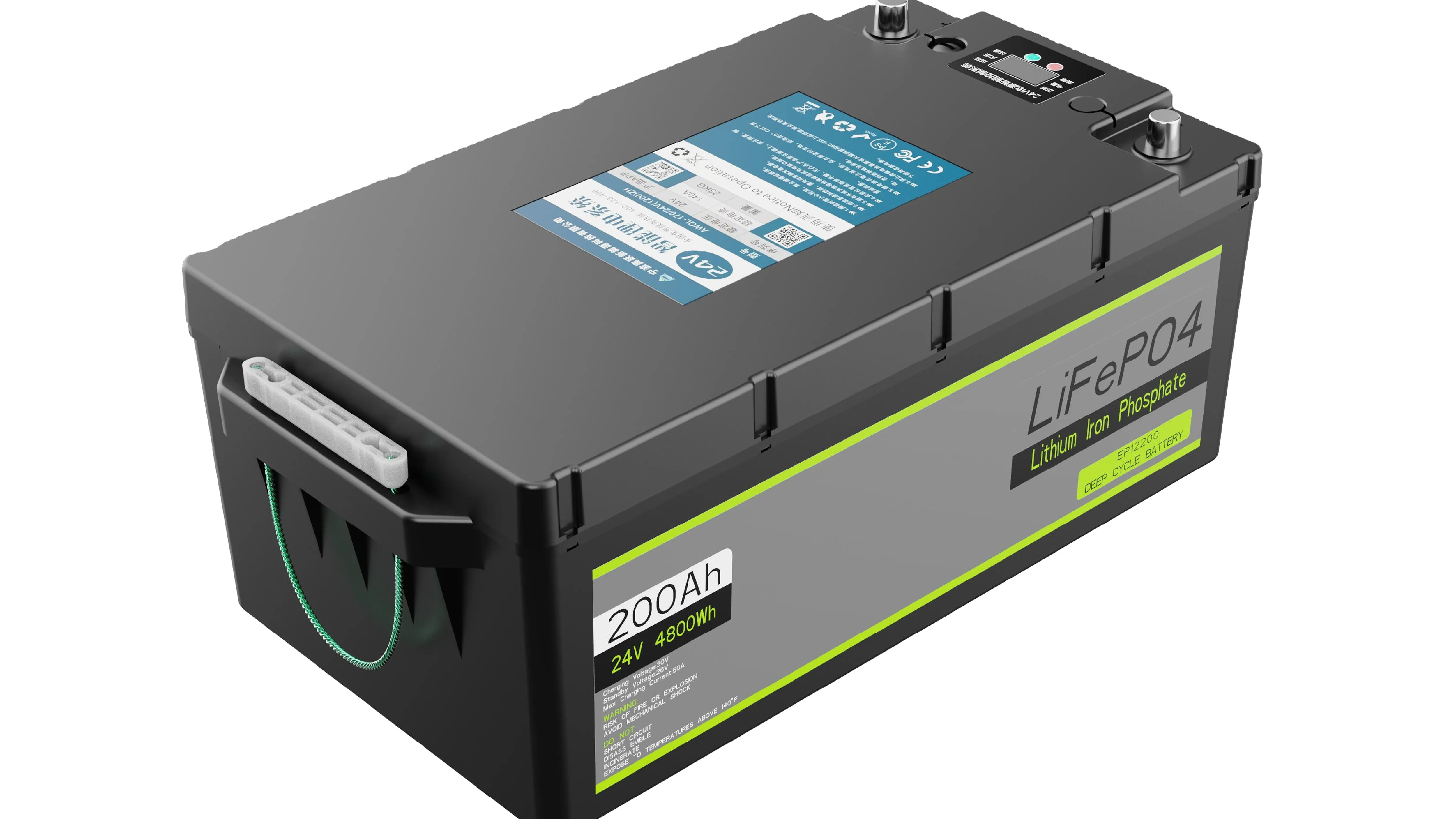 Lifepo4 24v 170ah Bms Battery Deep Cycle Lithium Ion Battery For Electric Marine - Buy Lifepo4 ...