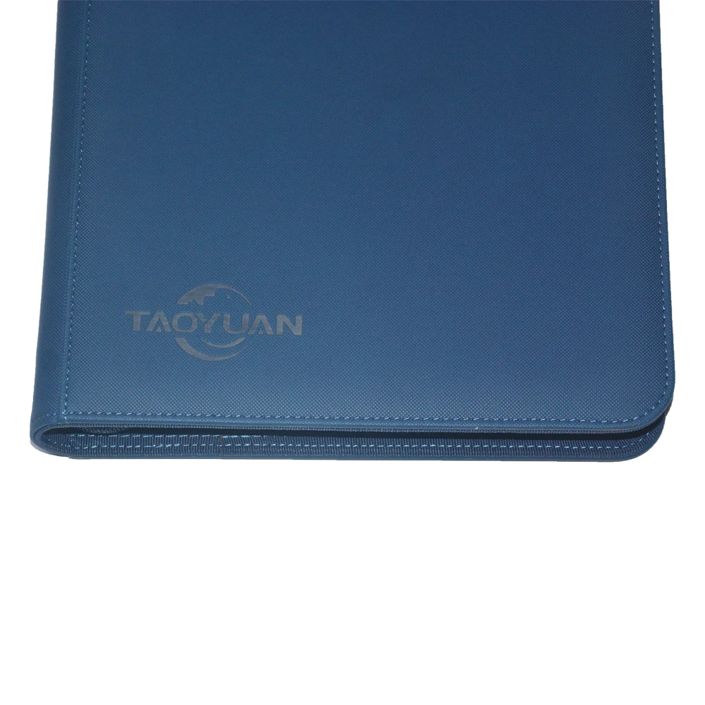 Customs PU 12 Pocket Top Loader Card Binder with Deboss logo ,premium ...