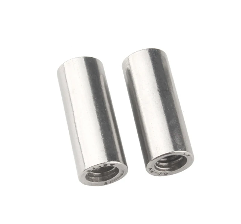 M2 M3 M4 M5 M6 M7 M8 M10 Round Long Coupling Nut - Stainless Steel