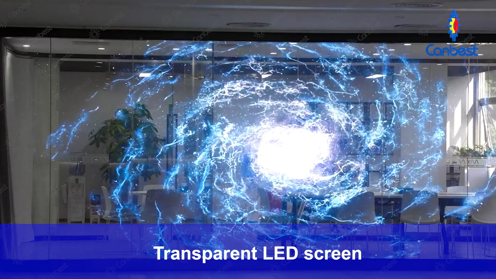 Transparent Video Wall Window Store Media Facade Advertisement Rgb ...