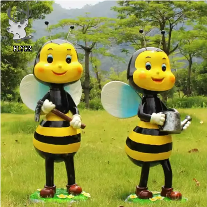 Outdoor Life Size Garden Large Resin Animal Sculpture Fiberglass Hand ...