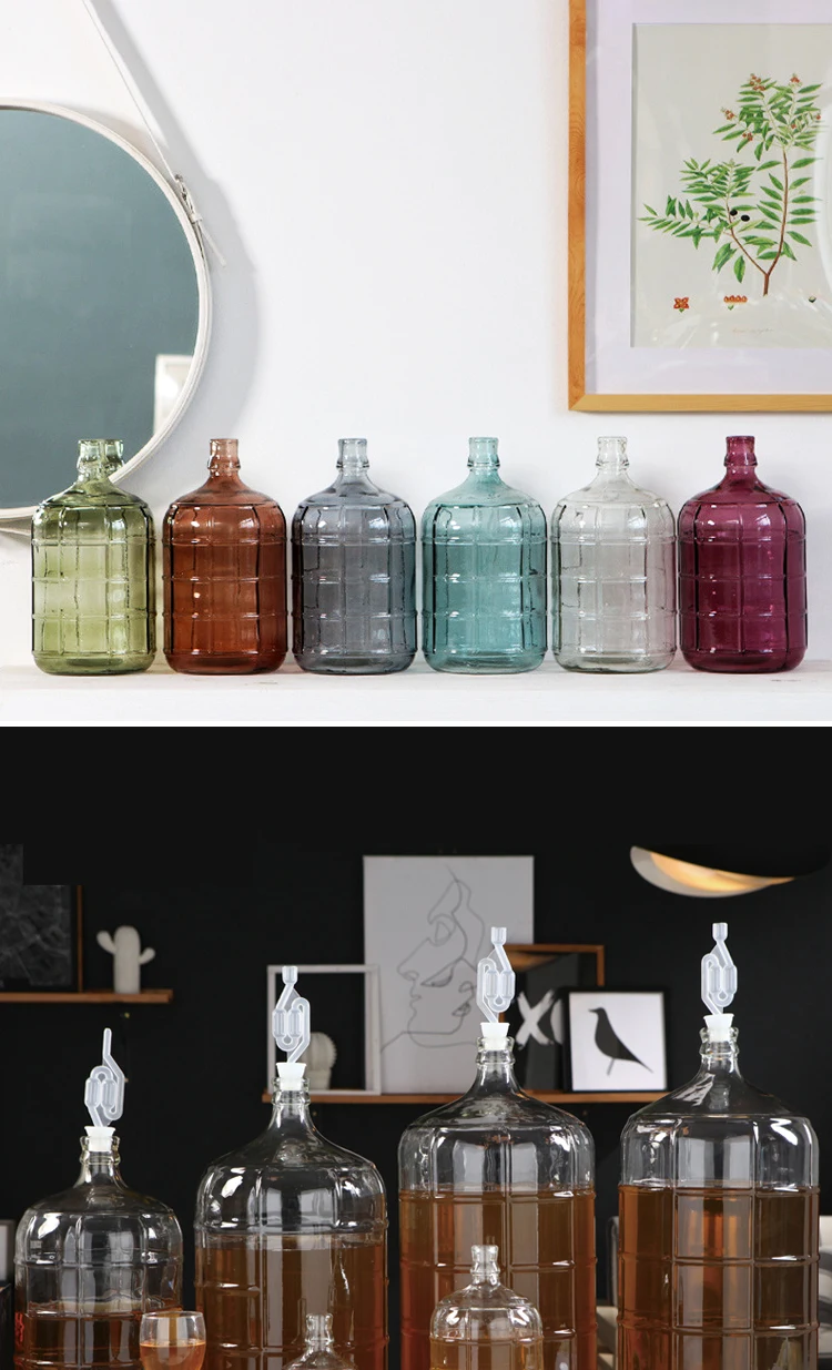 Transparent Glass Jugs - Ideal for Home Brews & Ciders