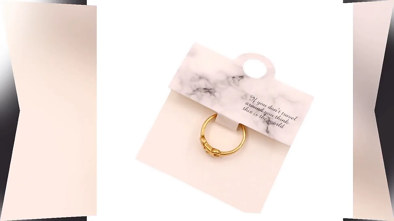 Fashion Ring Jewelry Card Small Business Packing Supplies Customize ...