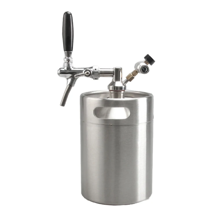 Portable Stainless Steel 304 Beer Dispenser Wine Barrel For Bar Party ...