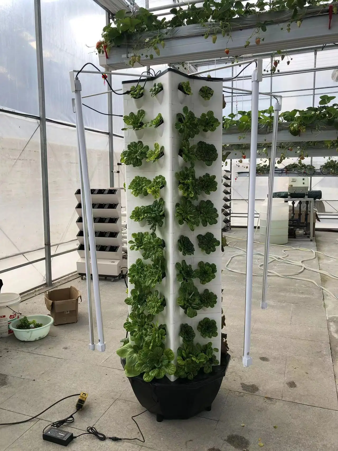 ONE-one Aeroponic Tower Vertical Hydroponic Led Hydroponic Growing ...