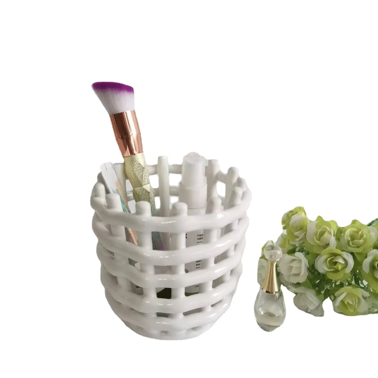 Handmade Custom Design Fruit And Vegetable Bread Basket Woven Ceramic ...