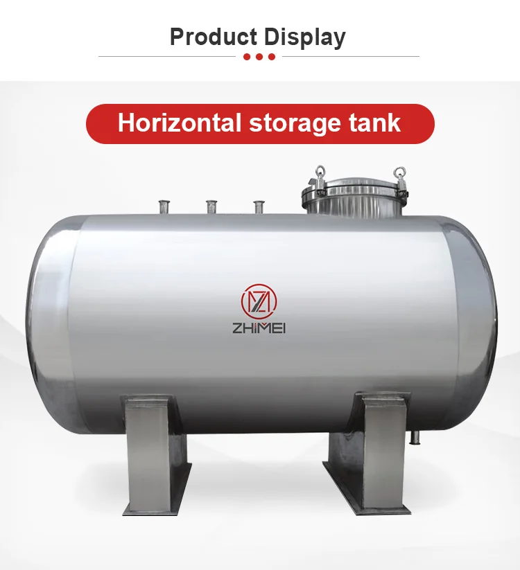 Horizontal Storage Tank Stainless Steel Underground Tank Oil Tank Of ...