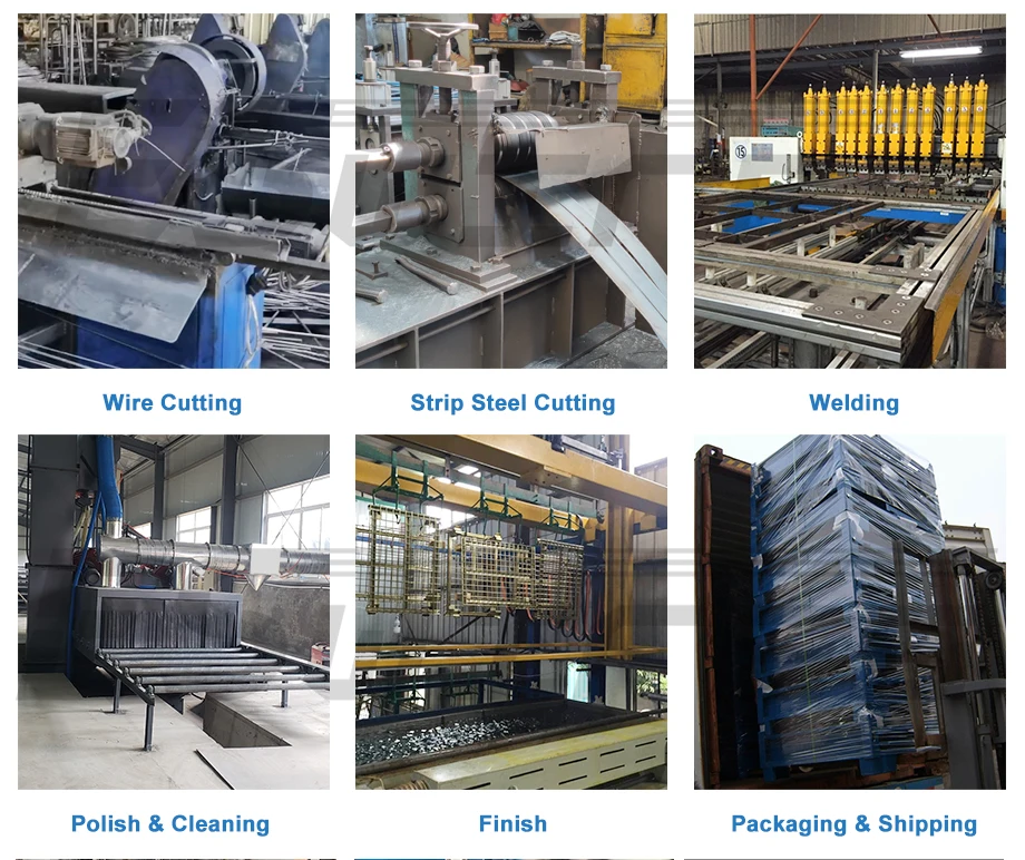 Heavy Duty Collapsible Galvanized Stacking Wire Mesh Pallets