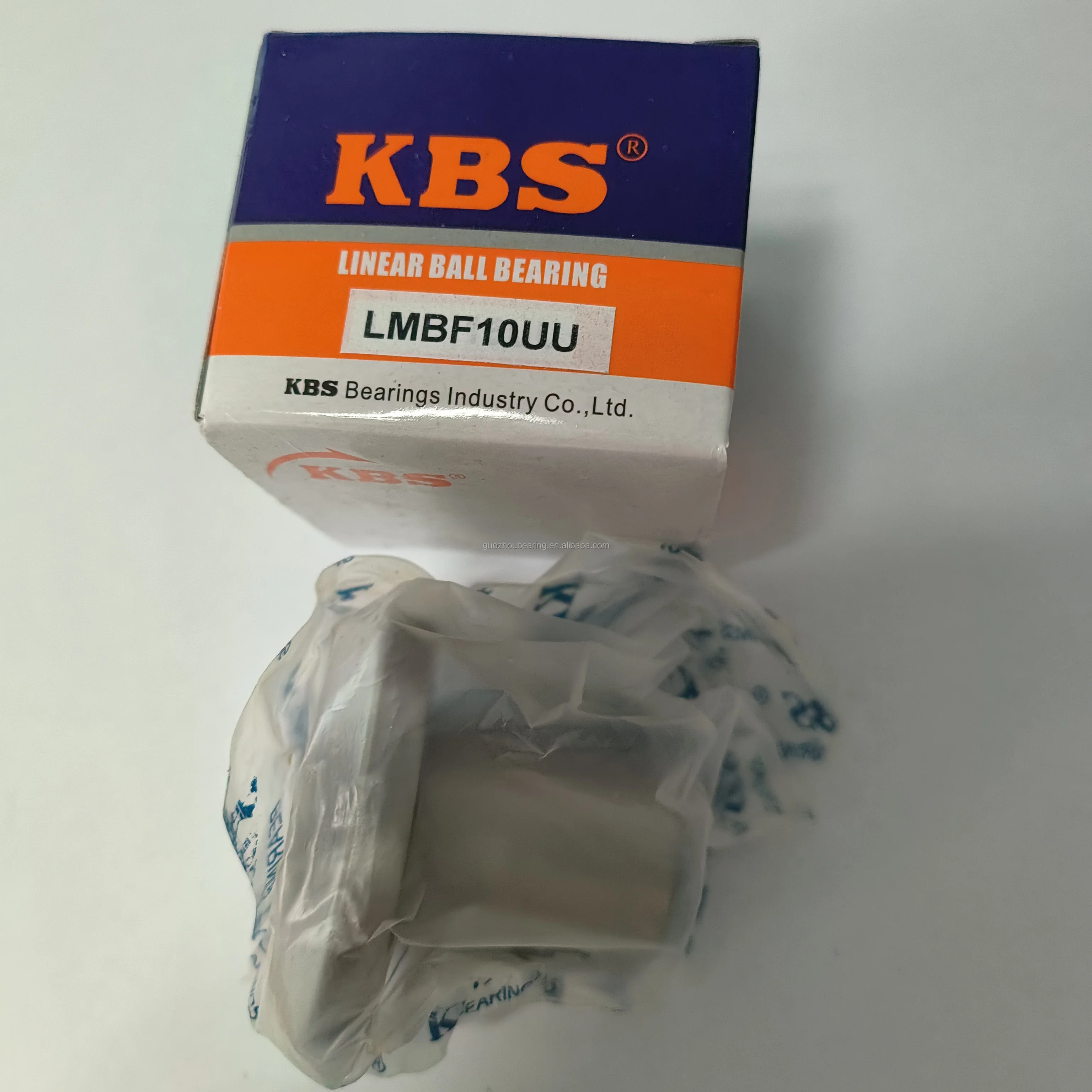 KBS Flanged Type Linear Motion Ball Bearing Linear Ball Bushing LMBF10 ...