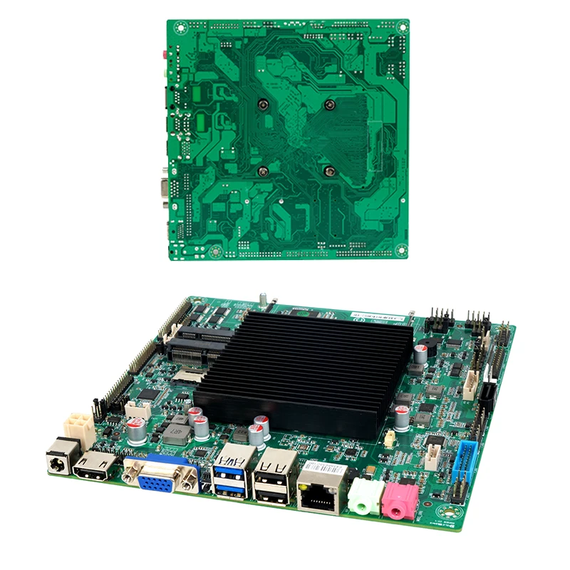 Zeroone J4125 Motherboard Industrial Mini Itx Aio Mainboard Cpu Combo Ddr4 Support M.2 Lvds ...