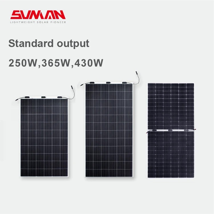 2022 Sunman Flexible Solar Panel 144 Half Cell Monocrystalline Module ...