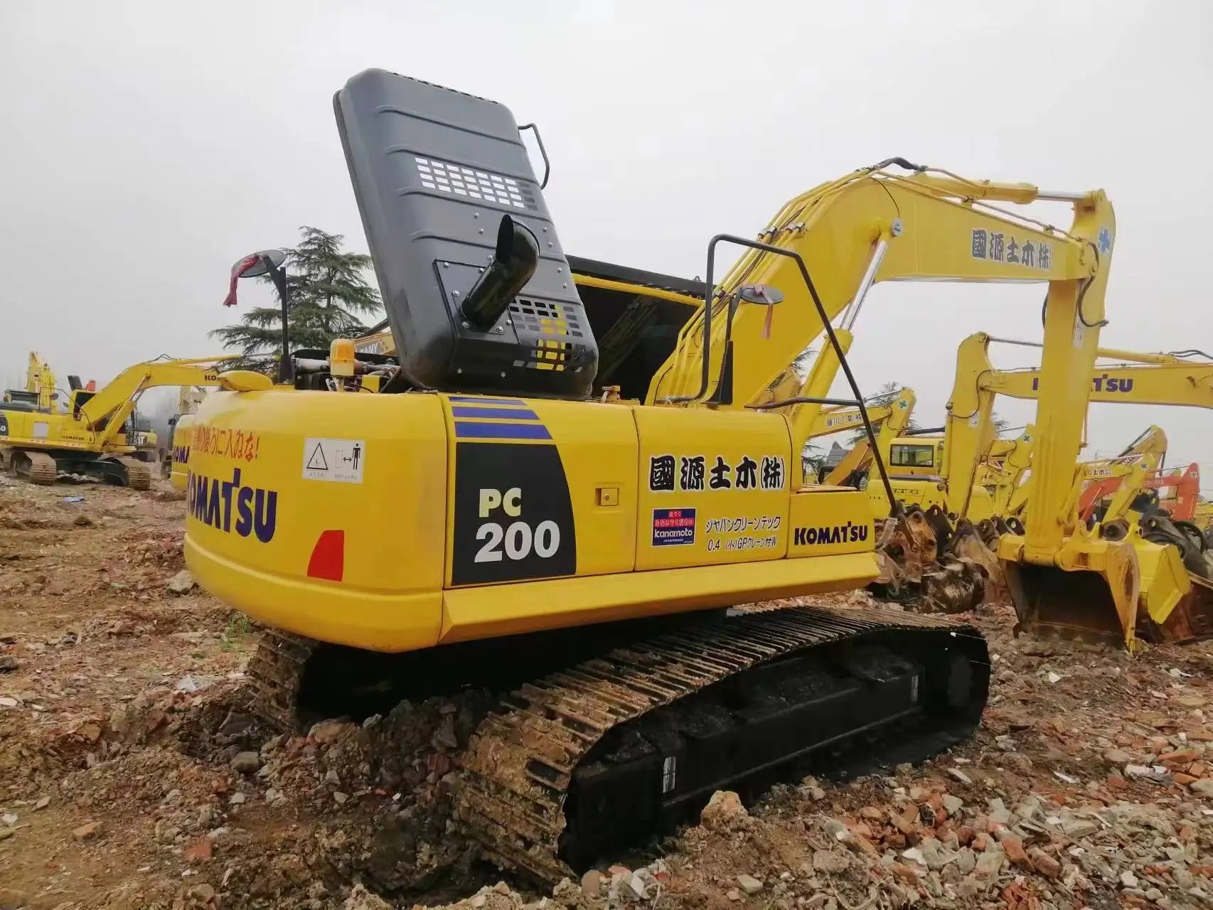 Superior Performance Used Original Crawler Backhoe Excavator Komatsu ...