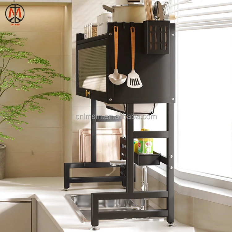 Wholesale Dish Rack Kitchen Customized Metal Dish Rack With Cover ...