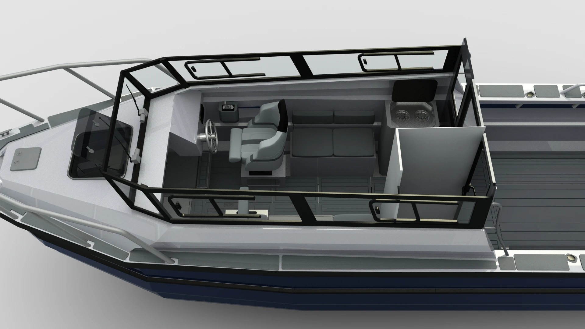 Canada 9m/29.5ft Luxury Aluminum Sport Yacht Offshore Fishing Boat With ...