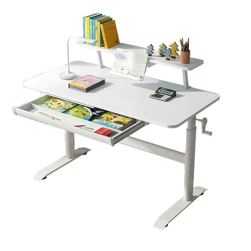Modern Office Desk Height Adjustable Standing Desktop Table Computer ...