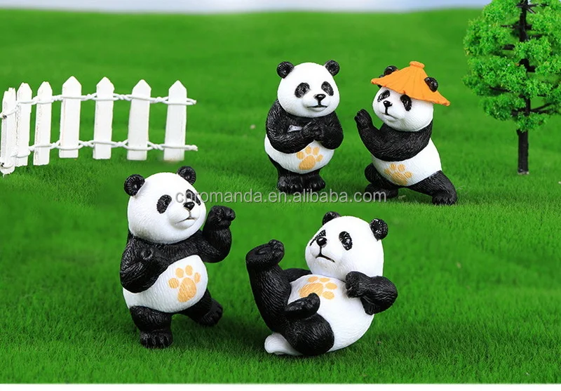 Kongfu Panda Miniature Doll Micro Landscape Home Bonsai Decoration ...