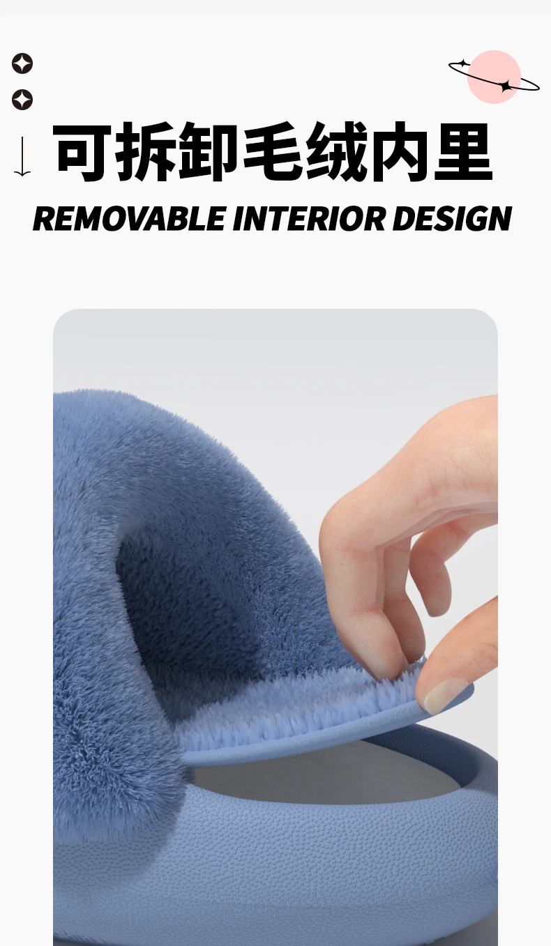 Unisex Winter Fluffy Shark Slides Eva Foam Chanclas De Tiburon ...