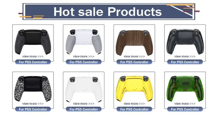 PS5 Edge Controller Back Shell Replacement - High-Quality ABS Case