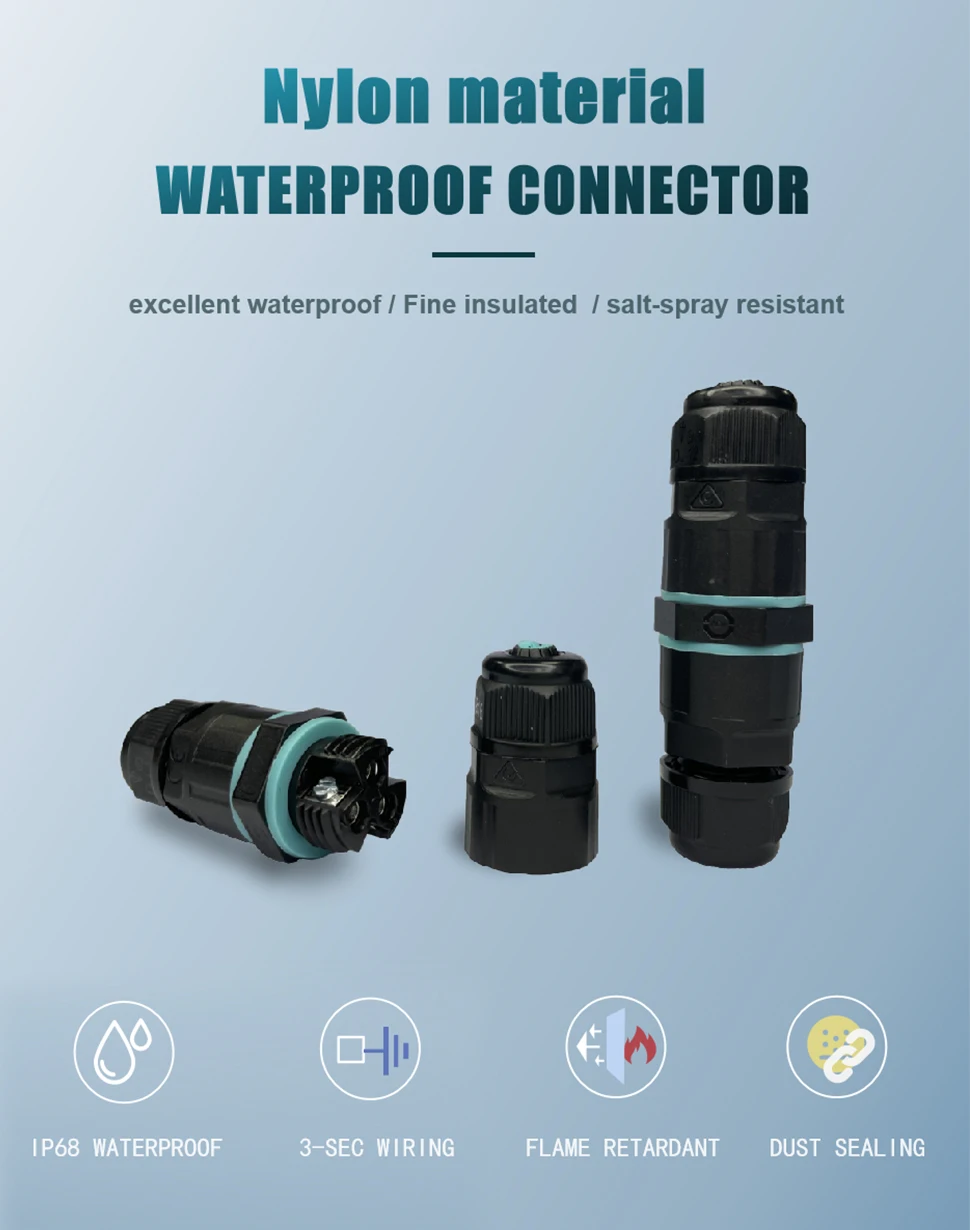 Electrical Outdoor Led Lighting Plastic Water Proof Ip68 Power M16s-a ...