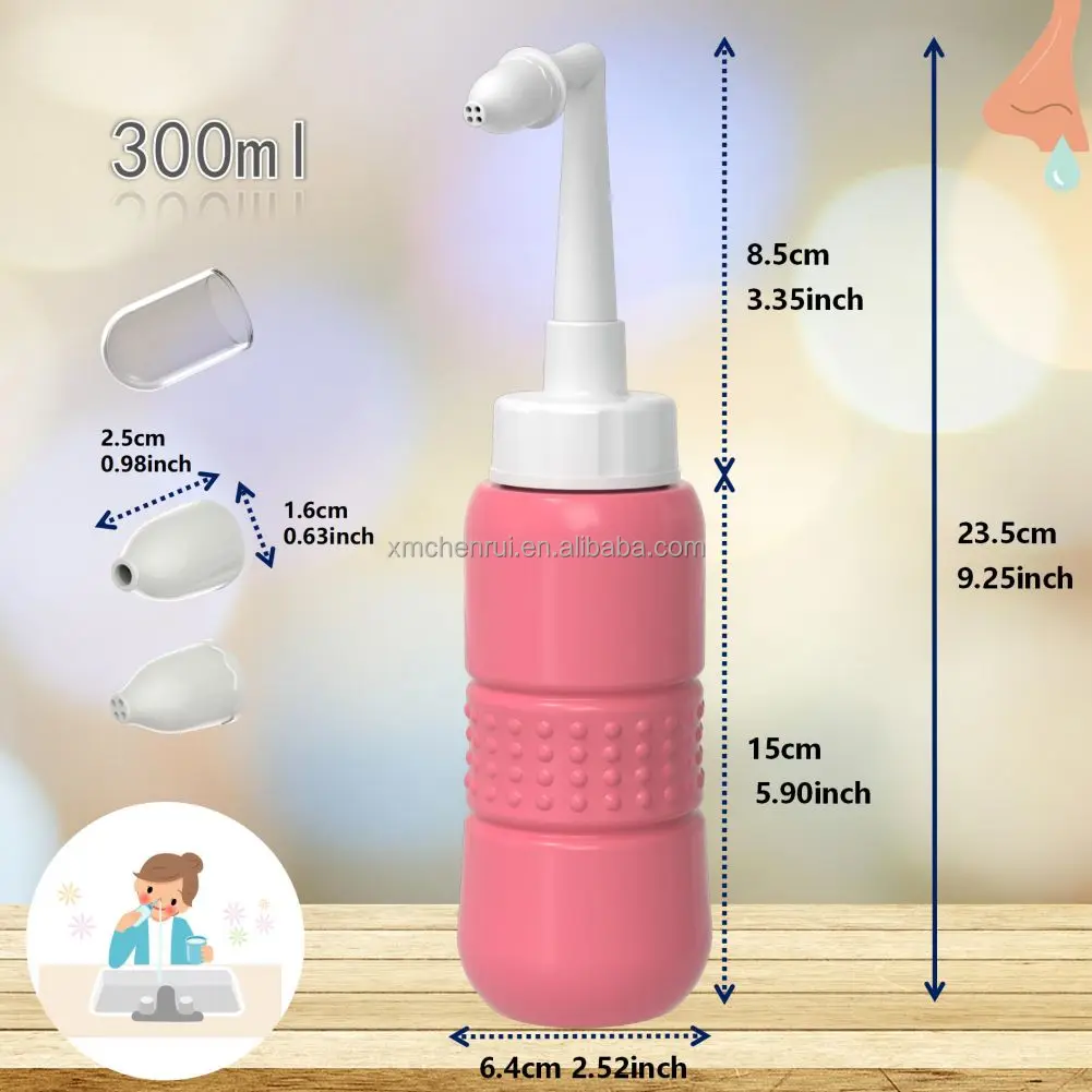 Wholesale 300ml Nasal Rinse Bottle Automatic Baby Nose Cleaner Adult ...