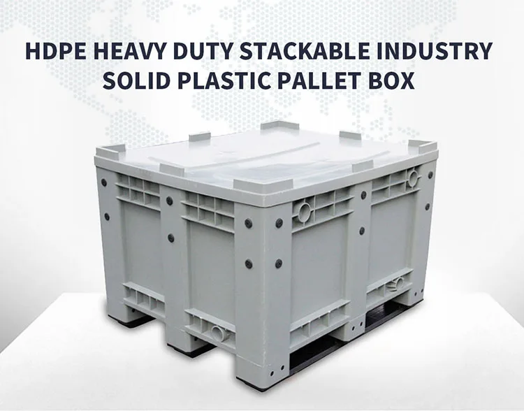Strong Carrying Capacity Large Plastic Pallet Foldable Bin Stackable ...