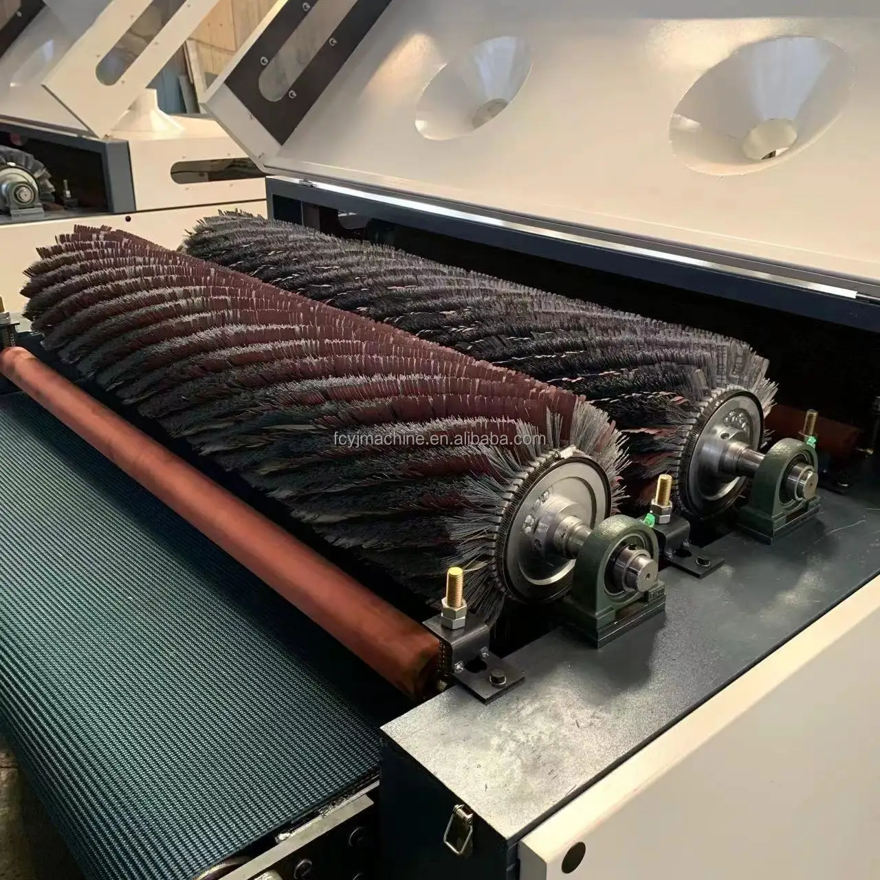 Plywood MDF Solid Wood Furniture Panel Surface Wire Brush Machine ...