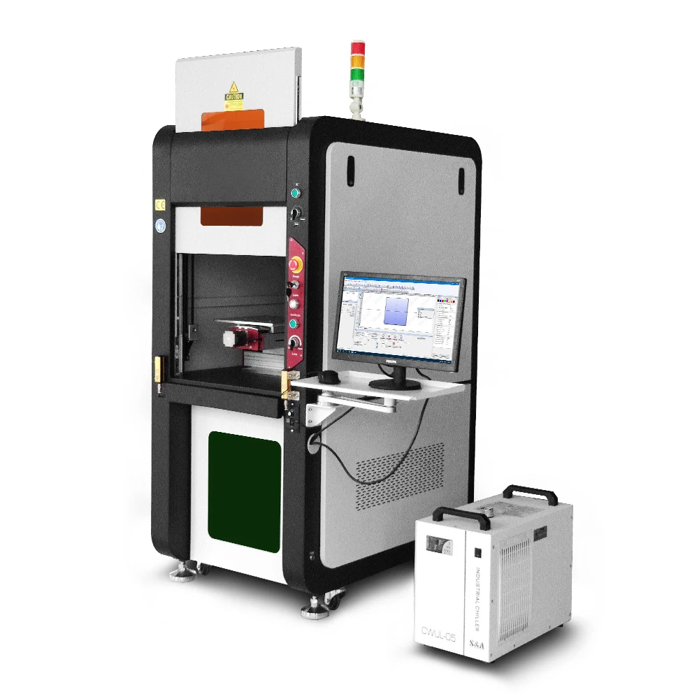 Auto Focus Uv Laser Marking Machine For Plastic & Glass - Oem