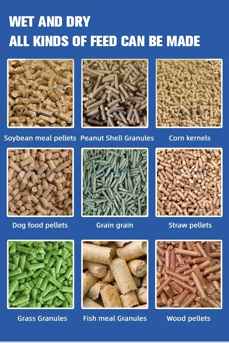 High Quality Livestock Cattle Fish Chicken Pellet Machine for Feed ...