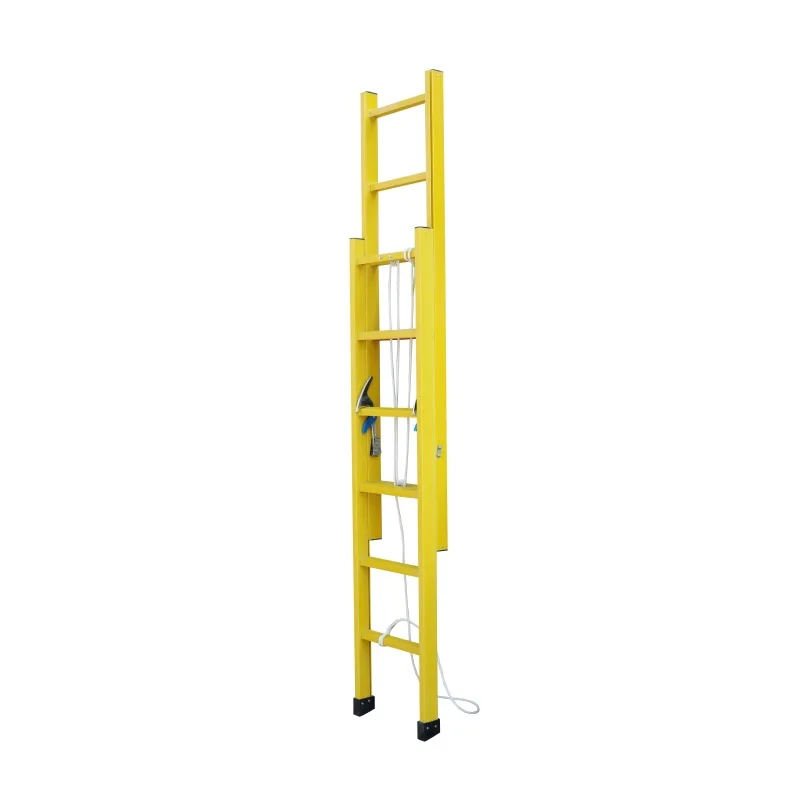 Modern Fiber Glass Square Tube Ladder for Electrical Work Building ...