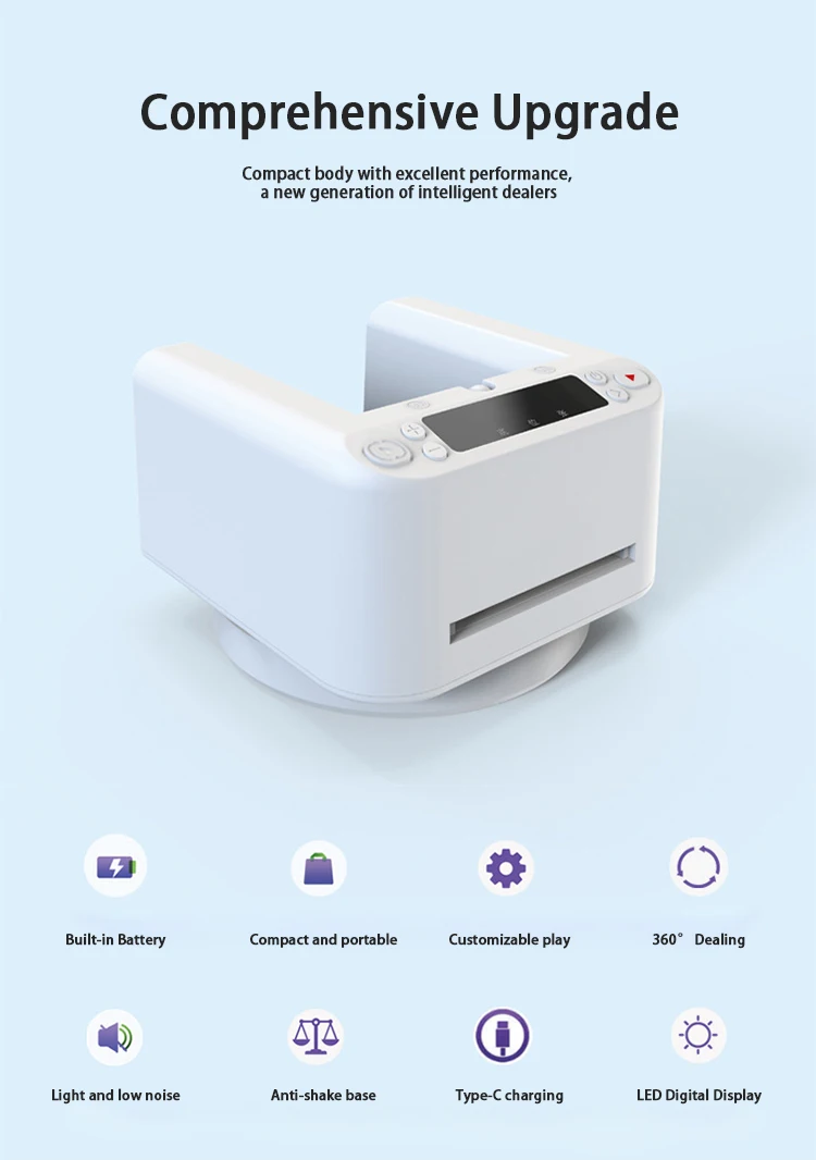 2024 New Fully Automatic Playing Poker Card Dealer Machine Automatic ...