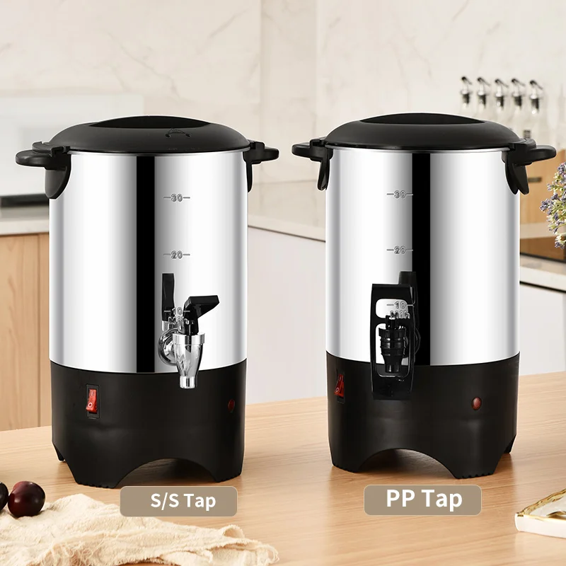 5.3 L Stainless Steel Coffee Urn - Classic Electric Coffee Maker for ...