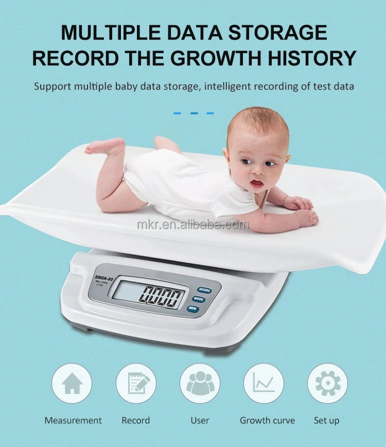 Good Price Smart 20kg White Measure Infant Digital Weight Electronic ...