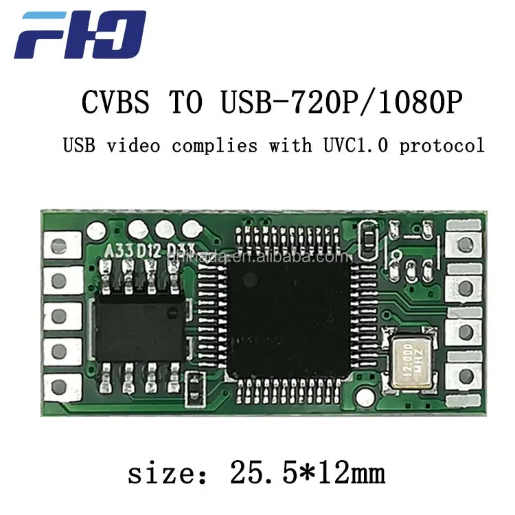 Analog Video To Usb Module Av Cvbs To Usb Digital Signal Development ...