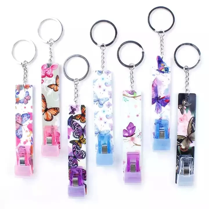 Card Grabber Clip ATM Butterfly Acrylic Material Card Puller Custom ...