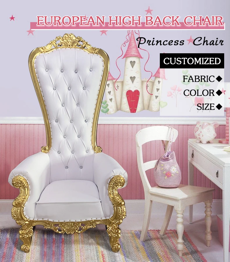 Guci Luxury White Wedding Throne Chair Wooden King Queen Hand Made ...
