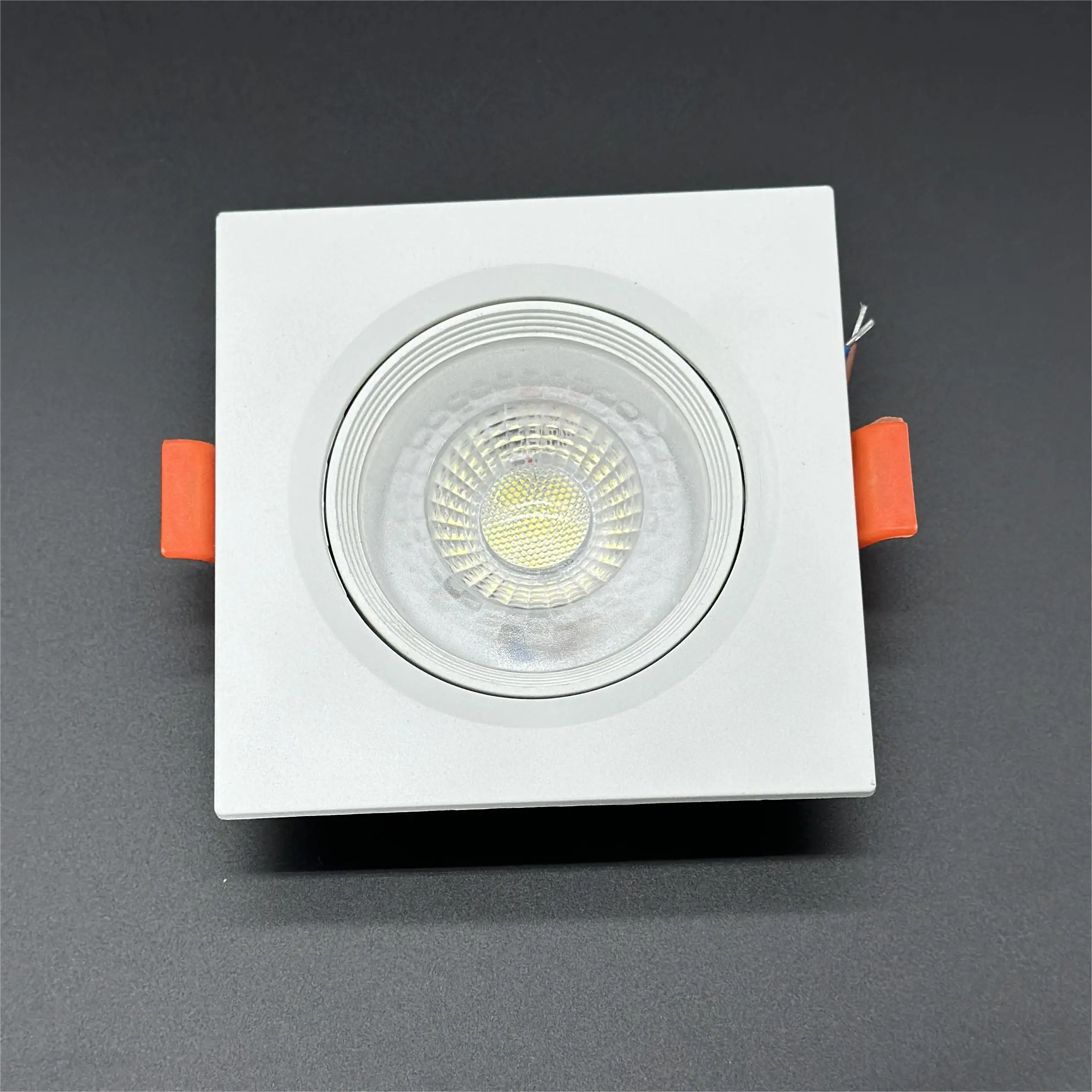 Oem Odm Plastic 4 Heads Square Recessed Ceiling Led Cob Downlight For ...