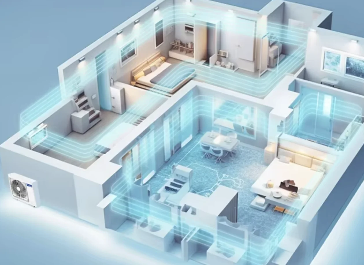 Cheap Price Multi VRF Unit Duct System Household Central Air ...