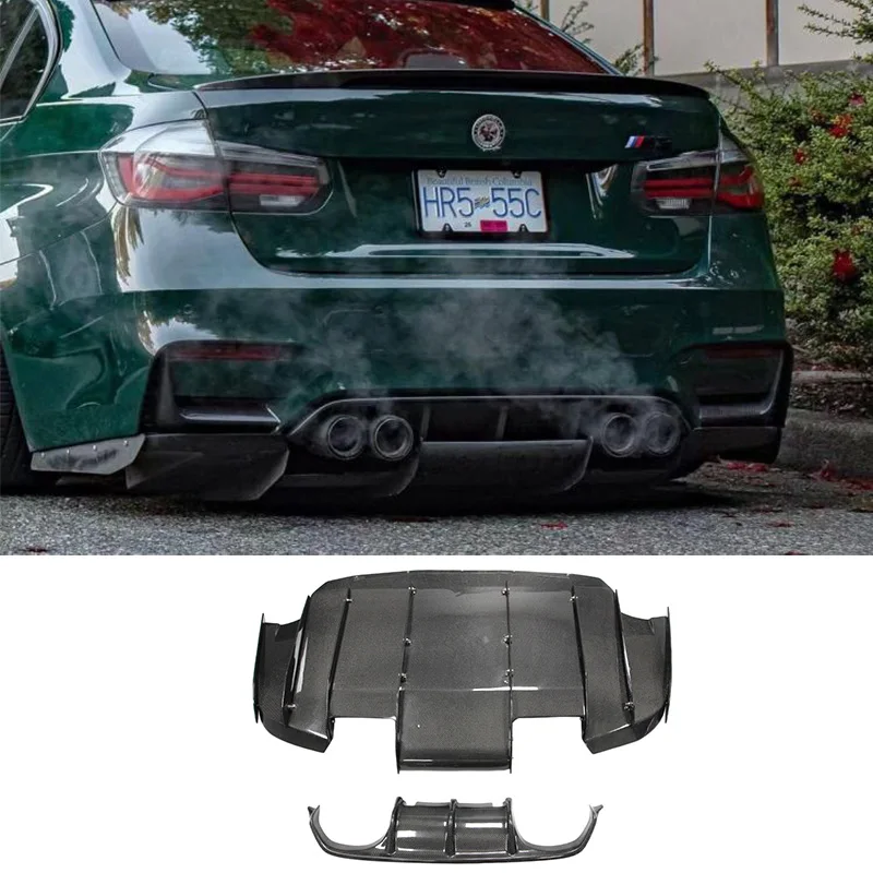 F80 F82 Carbon Fiber Varis-style Split Structure Rear Diffuser Rear ...