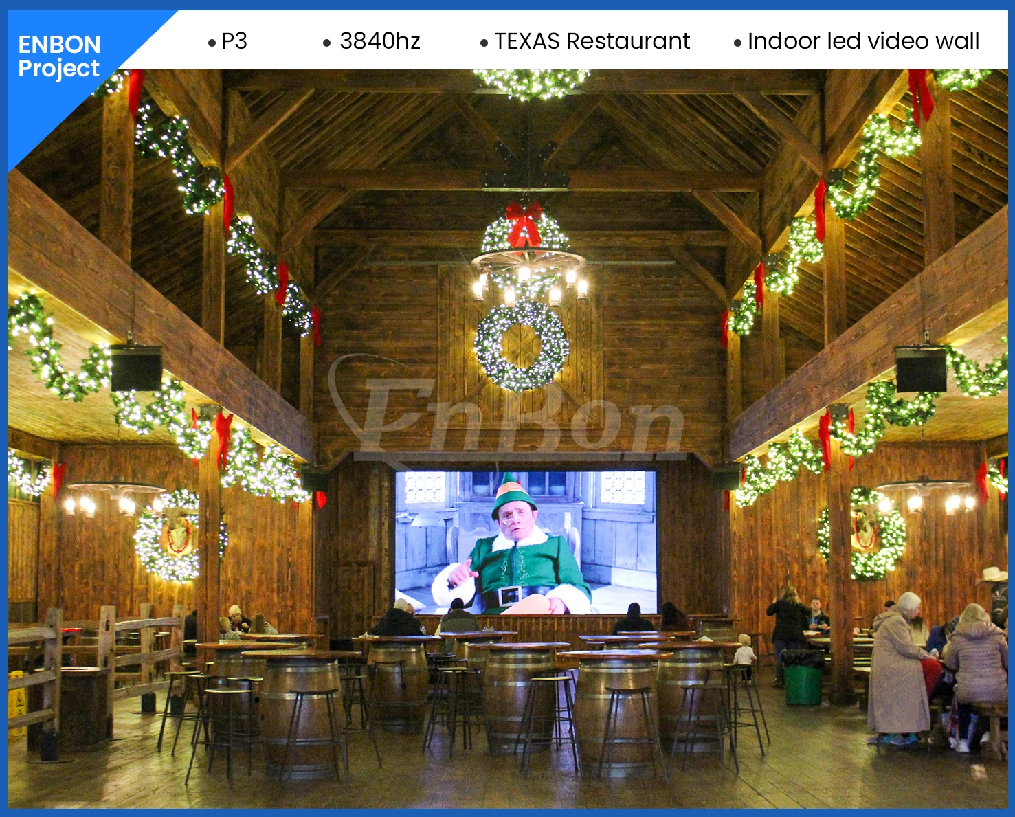 Night Club LED Display Backdrop - Full Color Events Screen